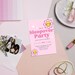 Preppy Sleepover Birthday Invitation Girls Pink Slumber Party Invite ...
