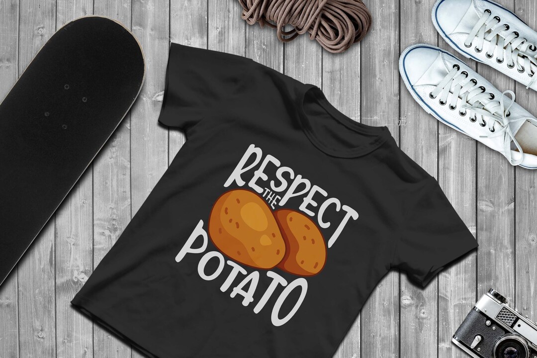 Respect the Potato Potatoes Shirt Potato Shirt Vegan - Etsy