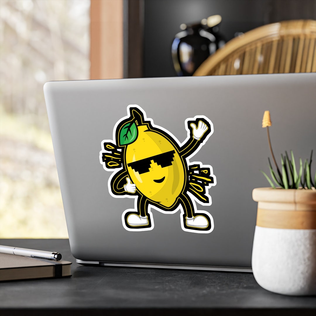 Lemon Lemonade Stickers Lemon Decals Squeazy Laptop Stickers Lemonade ...