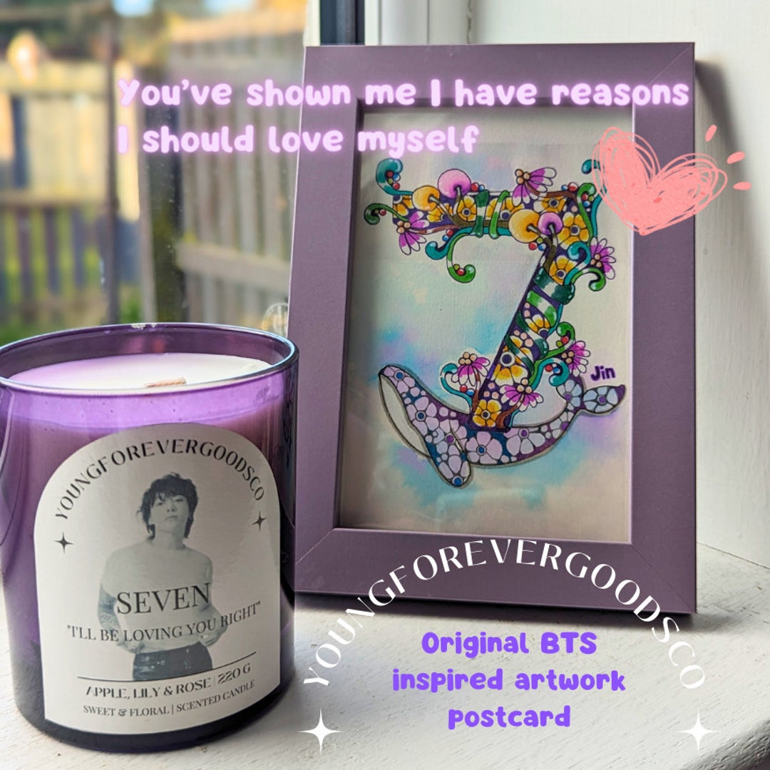 BTS Logo Art Merch Fan Made Army Bts Inspired for Bts Area Shelf ...