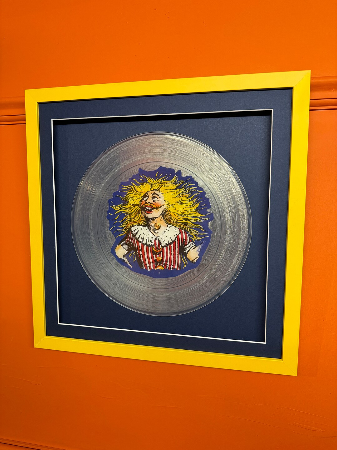 Playable Framed 12” Vinyl Record - Display Then Play - Personalised ...
