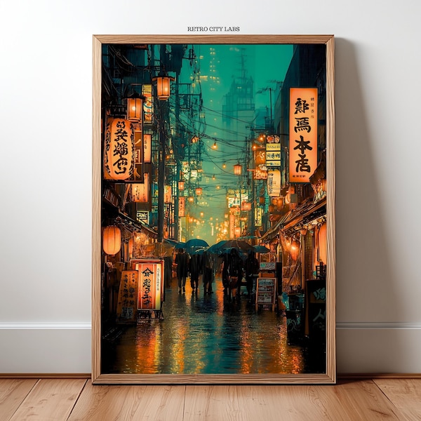 Tokyo Wall Art Neon - Etsy UK