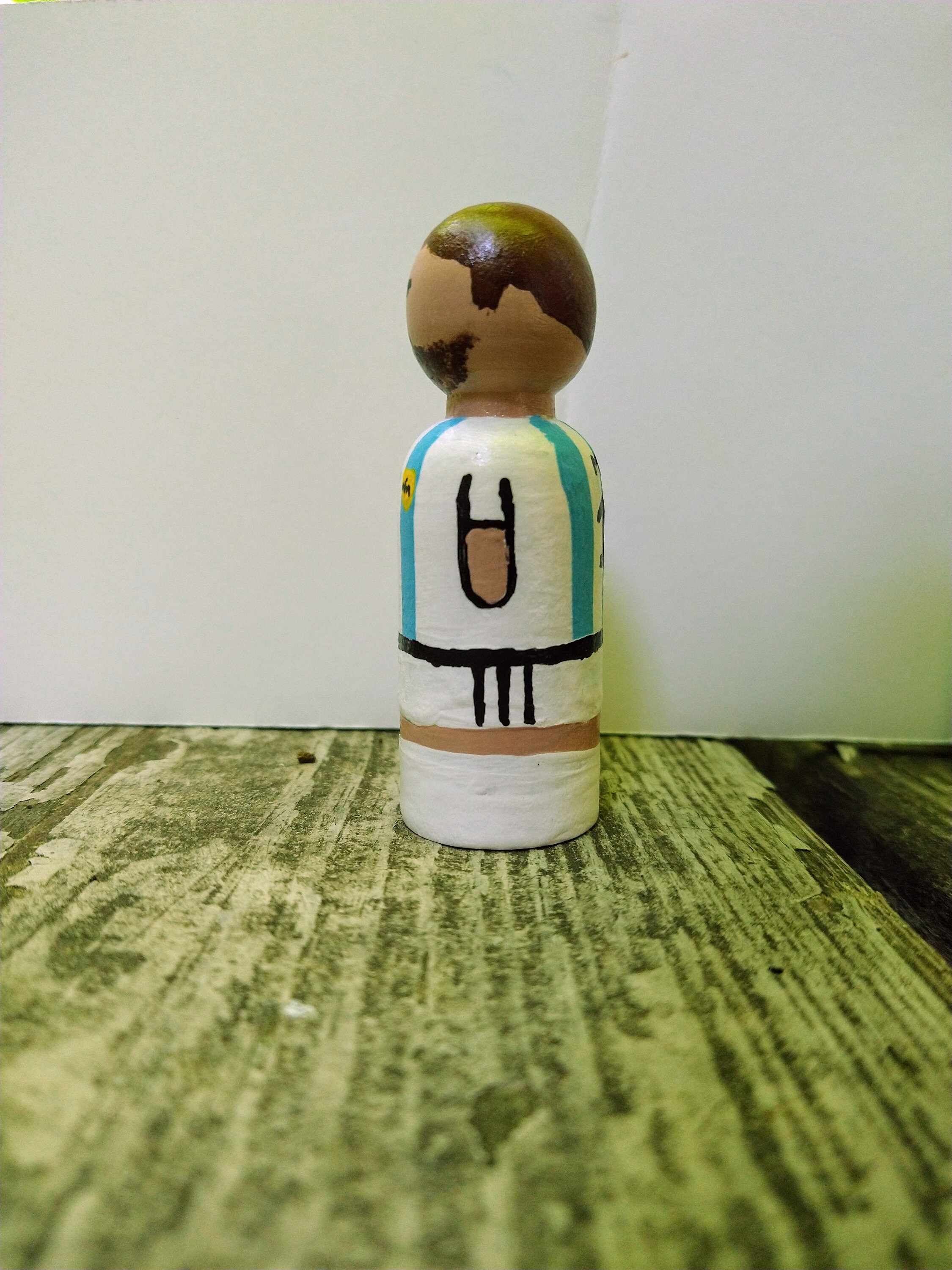 Lionel Messi Peg Doll - Etsy
