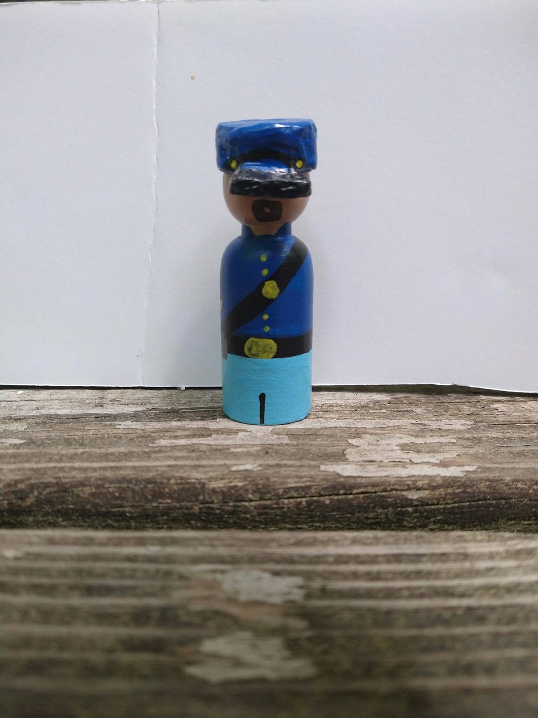 Civil War Union Peg Doll - Etsy