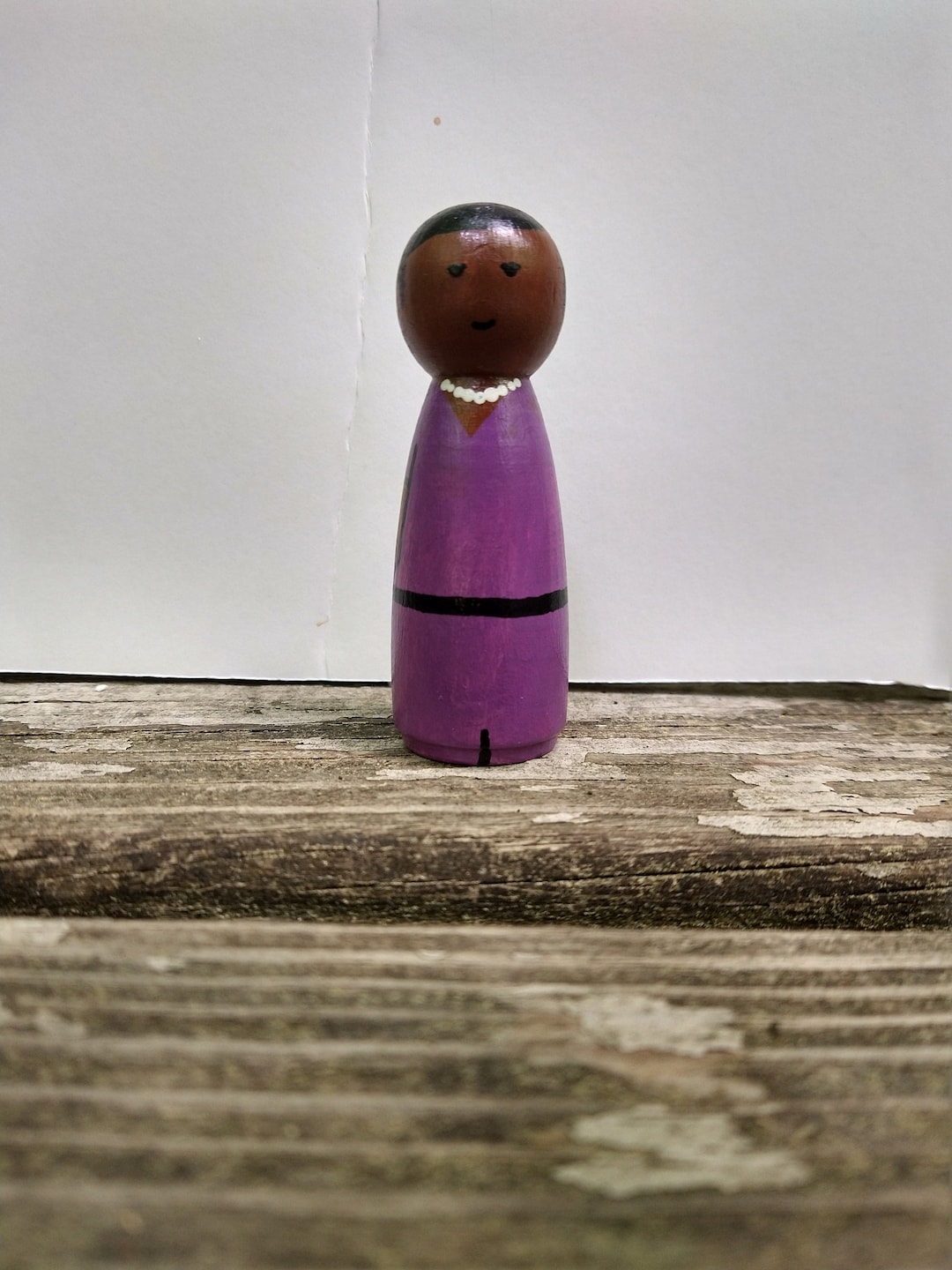Michelle Obama Peg Doll - Etsy
