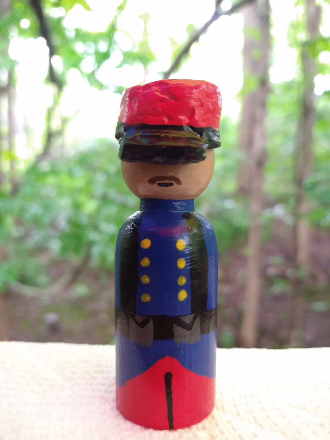 WW1 French Peg Doll 1914 - Etsy