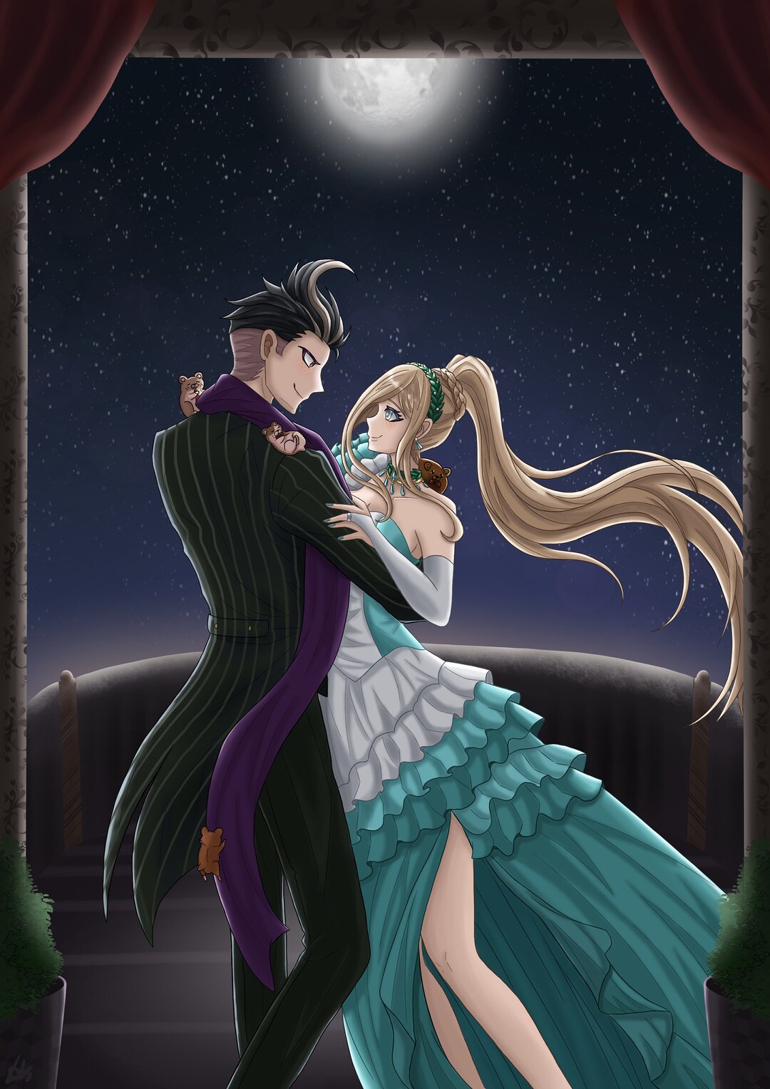 Danganronpa 2 Gundham Tanaka and Sonia Nevermind Print - Etsy