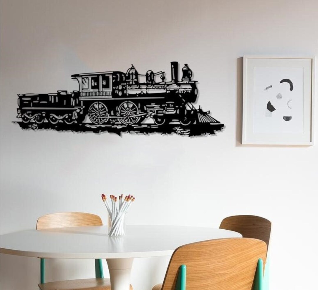 Train - Metal Wall Decor. Metal Wall Decor. Metal Wall Art. Steel Wall ...