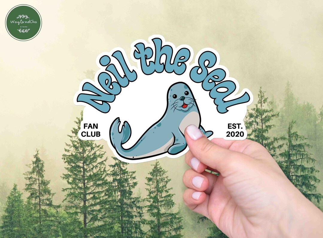 Neil the Seal Stickers, Since 2020, Seal Fan Club, Neil the Aussie Seal ...