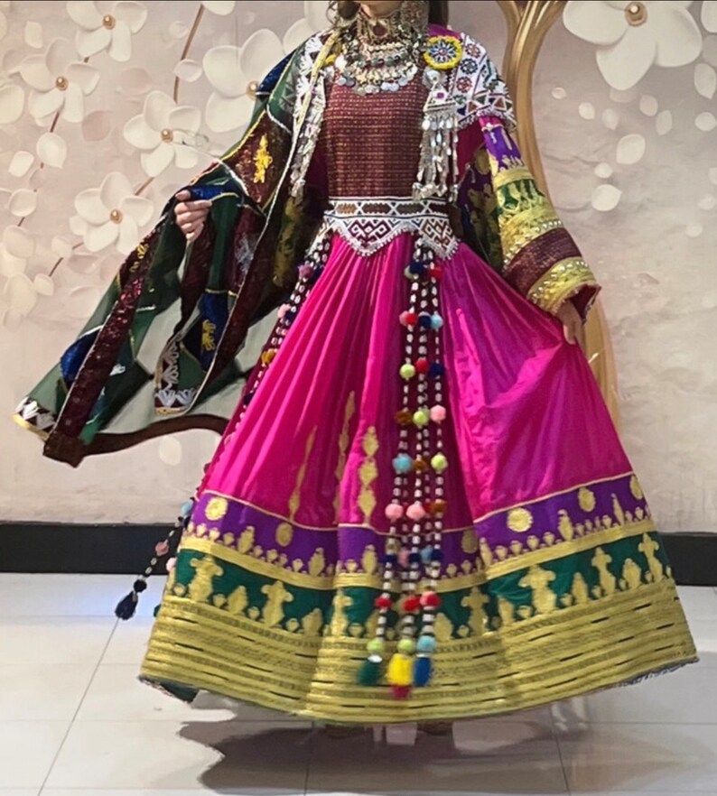 Handmade Traditional Bridal Afghan Dress Size 8-12UK - Etsy