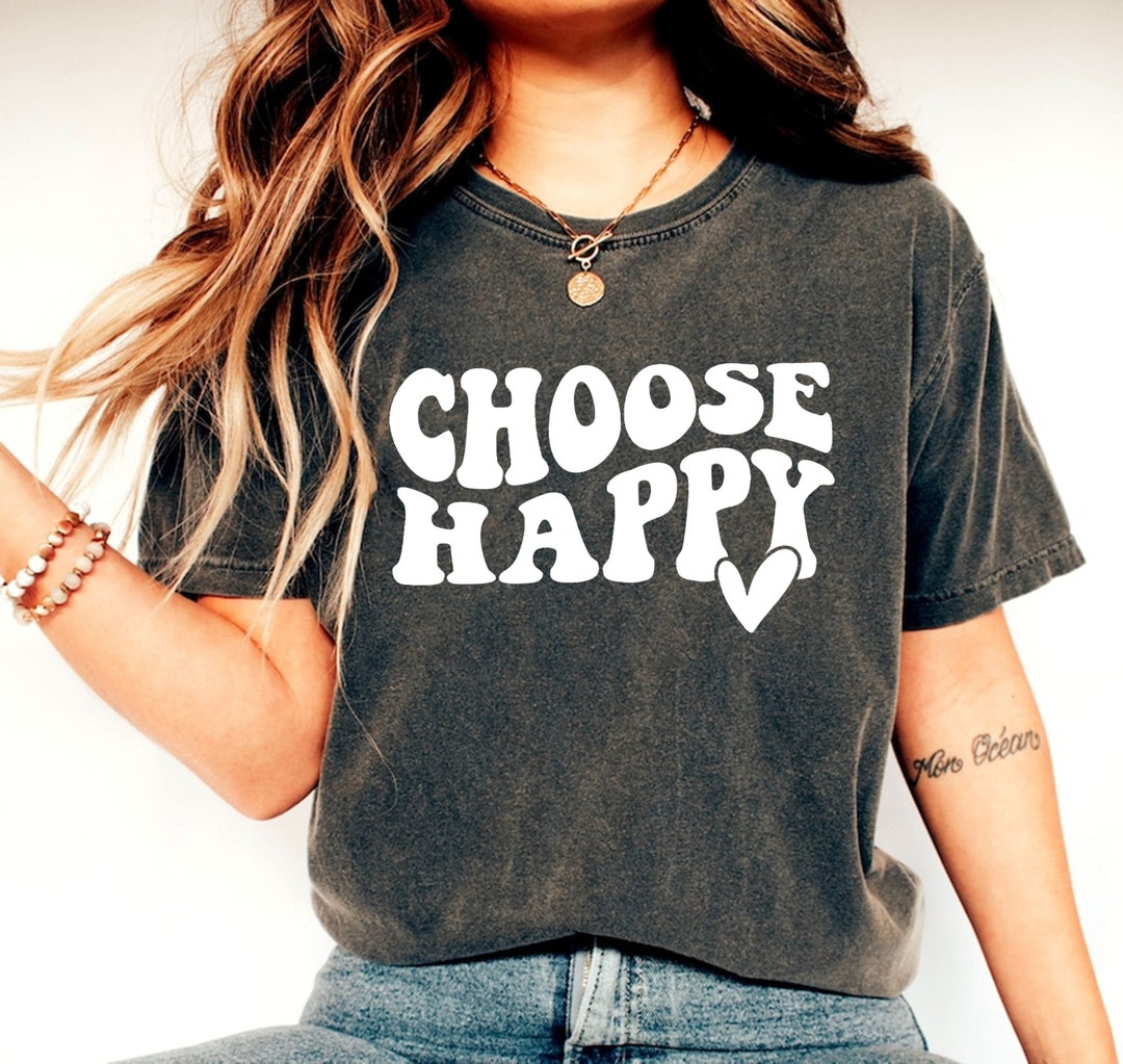 Choose Happy Png Choose Face Png Inspirational Png - Etsy