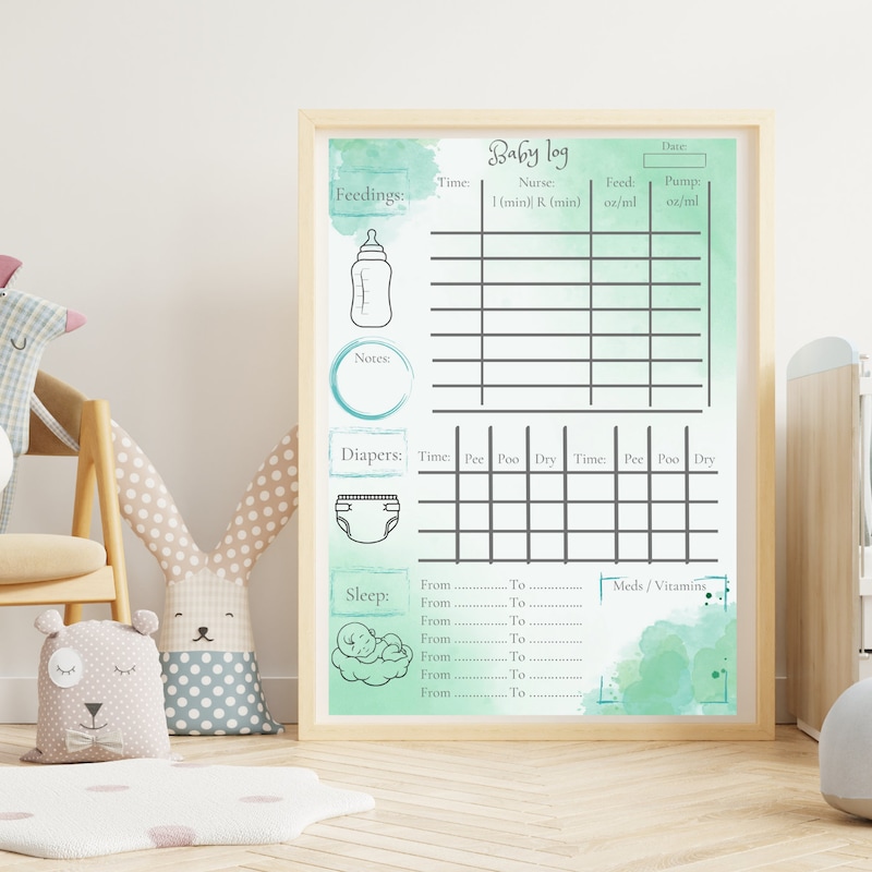 Baby Schedule - Etsy