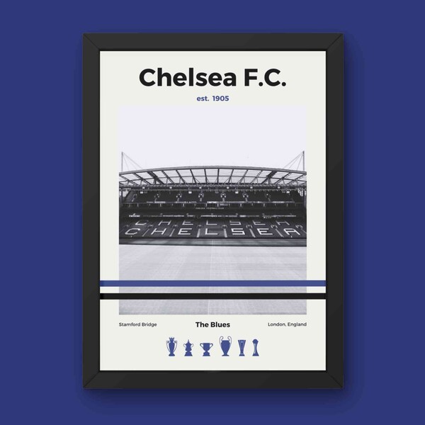 Chelsea Fc - Etsy UK