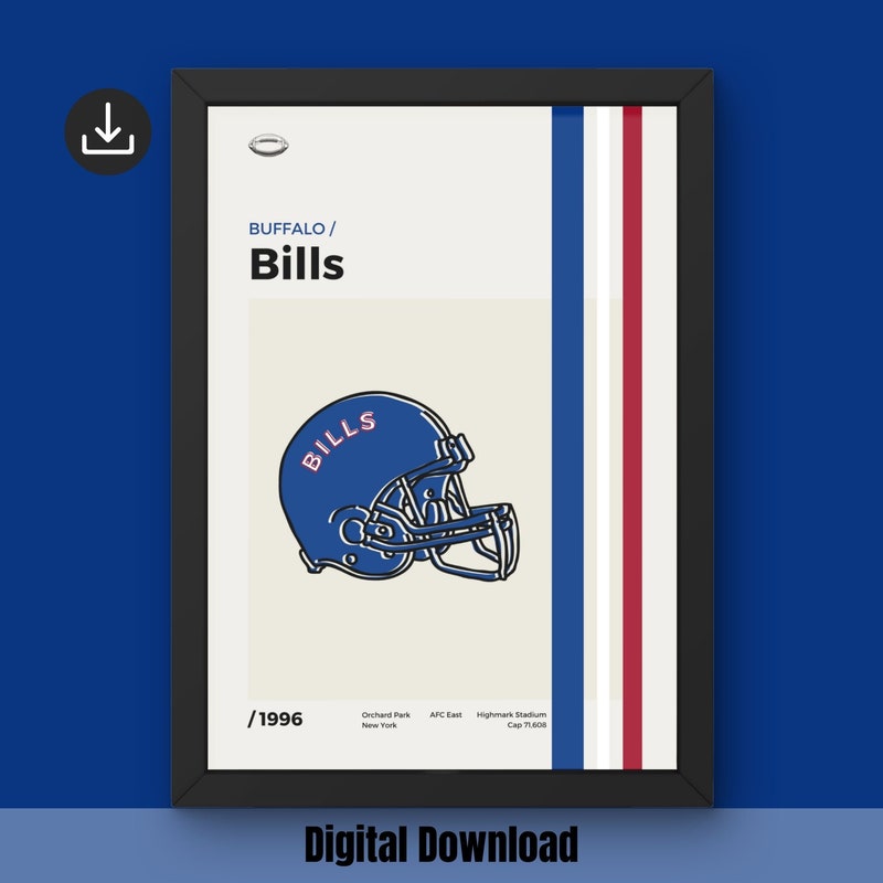 Buffalo Bills Poster - Etsy