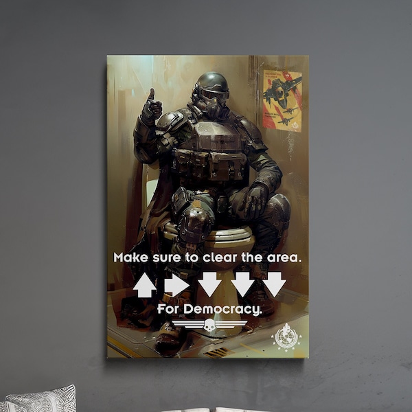 Helldivers 2 Propaganda Poster - Etsy