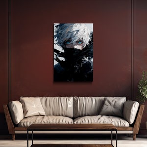 Blue Eyed Ninja, Japanese Art, Anime Art, Ninja Art, Scenic Wall Art ...