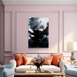 Blue Eyed Ninja, Japanese Art, Anime Art, Ninja Art, Scenic Wall Art ...