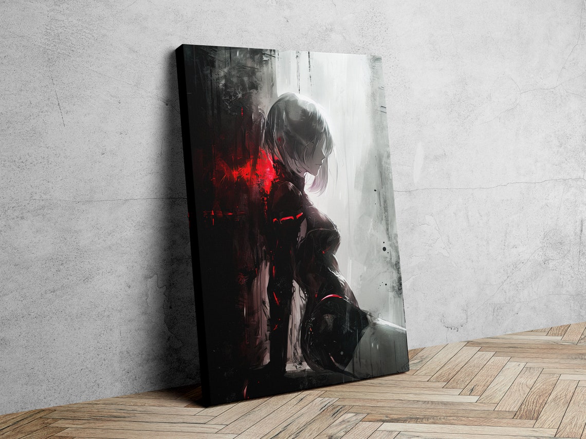 Wake up Netrunner, Futuristic Art, Cyberpunk Style, Scenic Wall Art ...