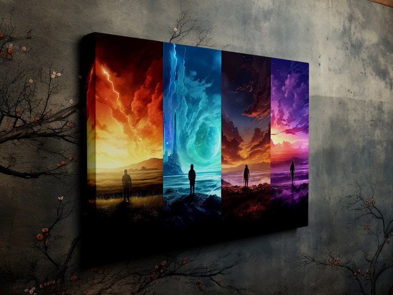 Travelers in Foreign Lands, Heroic Journey, Stunning Fantasy Art ...