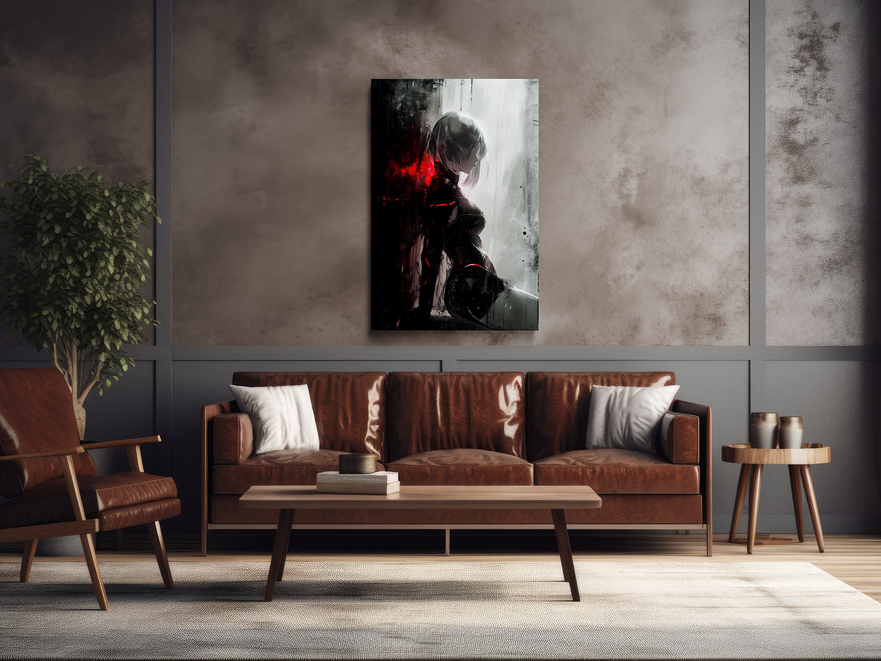 Wake up Netrunner, Futuristic Art, Cyberpunk Style, Scenic Wall Art ...