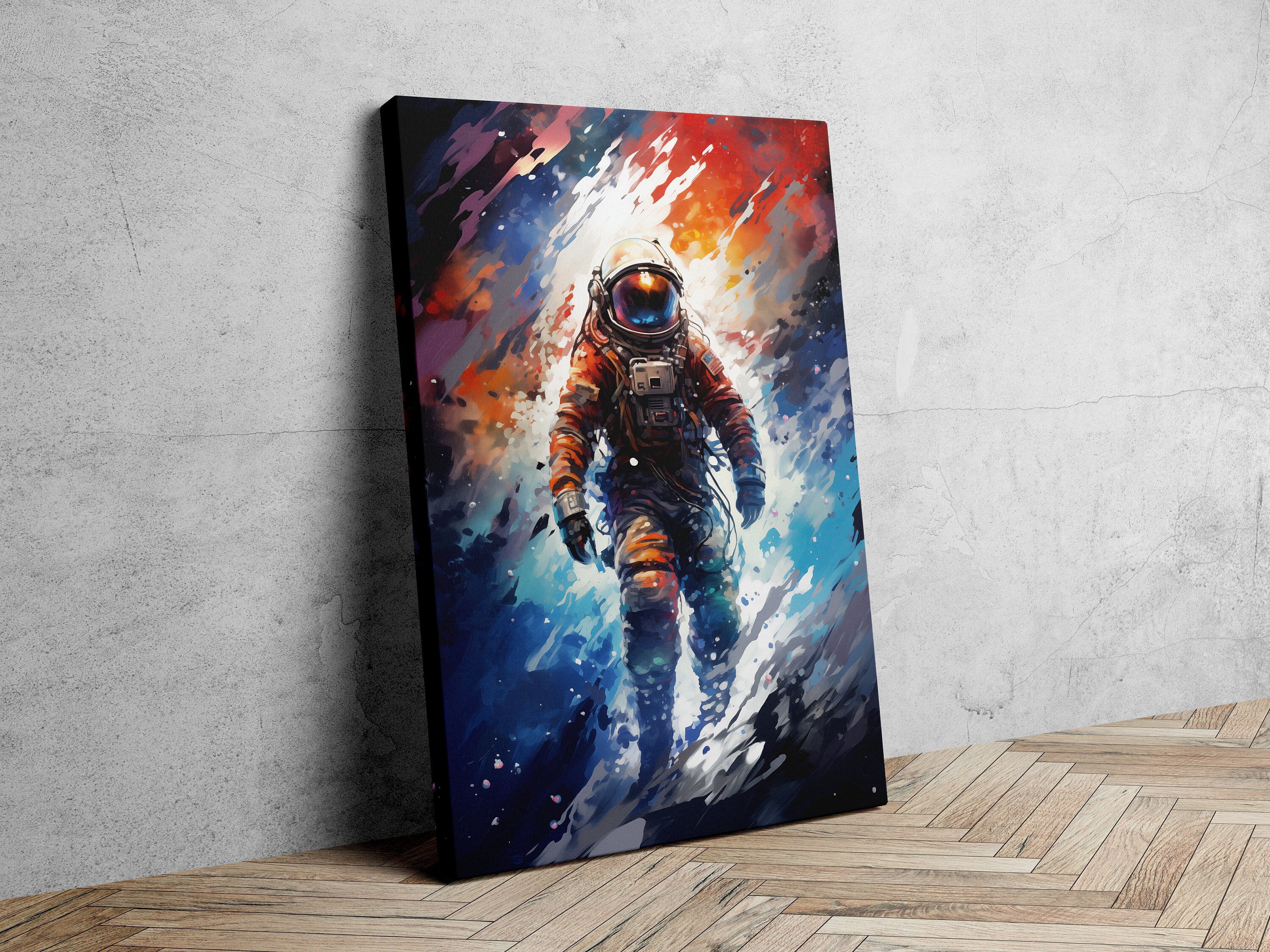 Astronauts Are Awesome, Space Art, NASA, Astronaut, Modern Art, Scenic ...