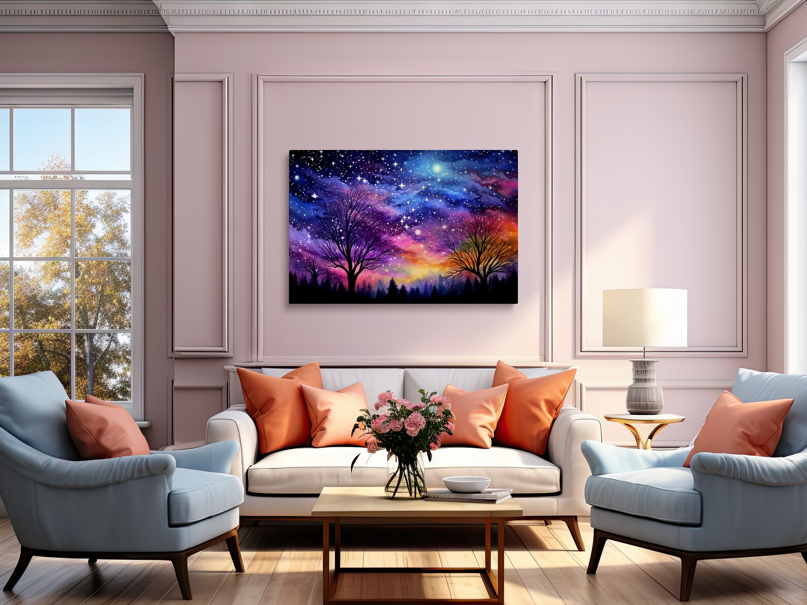 Beautiful Starry Night Sky, Surreal Art, Majestic Art, Meditation Art ...