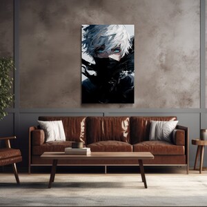 Blue Eyed Ninja, Japanese Art, Anime Art, Ninja Art, Scenic Wall Art ...