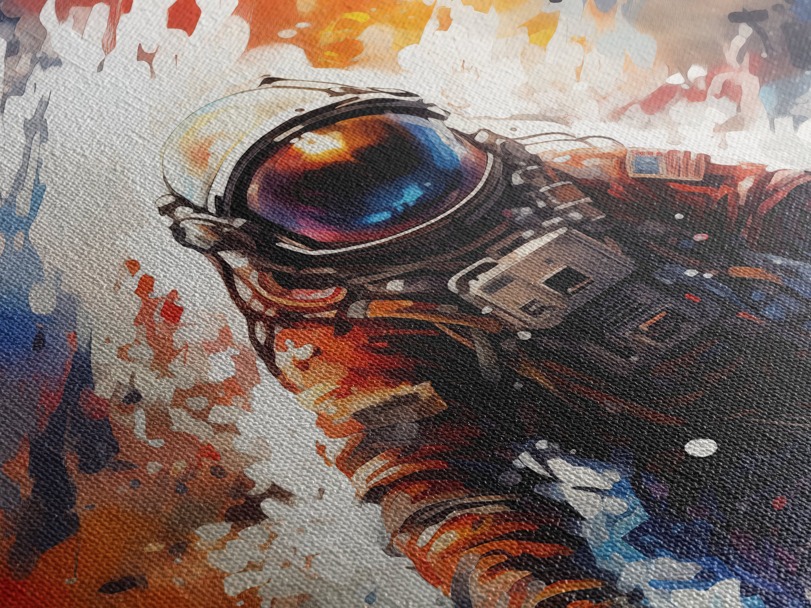 Astronauts Are Awesome, Space Art, NASA, Astronaut, Modern Art, Scenic ...