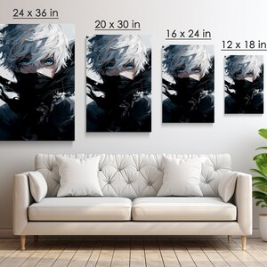 Blue Eyed Ninja, Japanese Art, Anime Art, Ninja Art, Scenic Wall Art ...