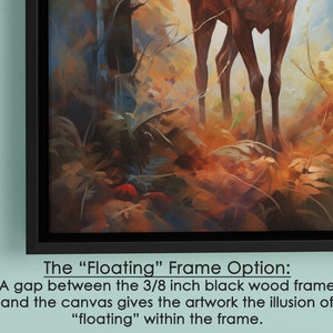 Buck in a Fall Forest, Nature Art, Animal Art, Poster, Wall Print ...
