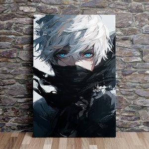 Blue Eyed Ninja, Japanese Art, Anime Art, Ninja Art, Scenic Wall Art ...