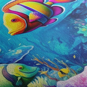 Living Ocean World, Ocean Art, Sealife Art, Nature Art, Tropical Fish ...