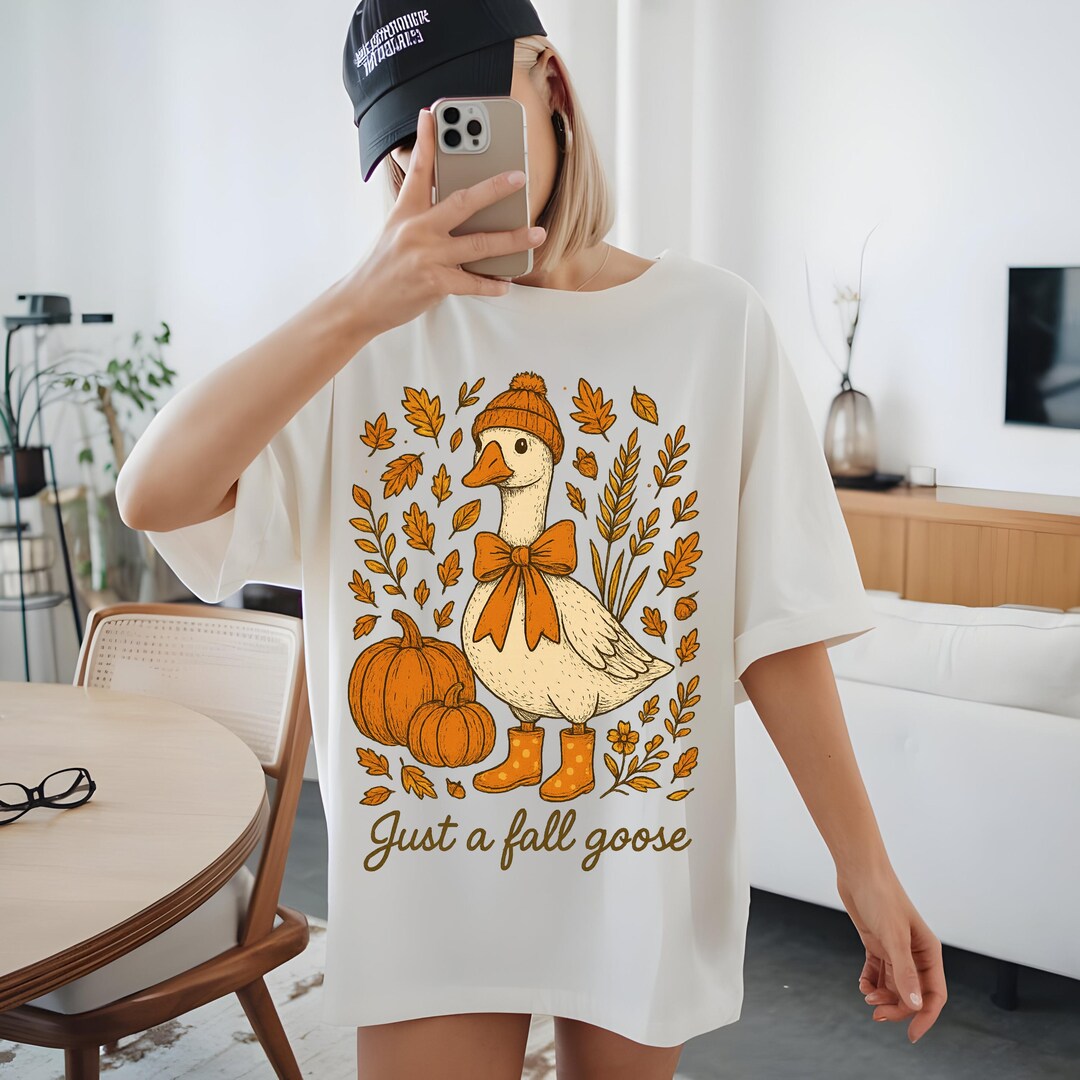 Fall Goose PNG | Autumn Animal Art (digital Download - Etsy