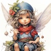 20 Fantasy Illustrations for Kids Playroom, Large Square Artwork ...