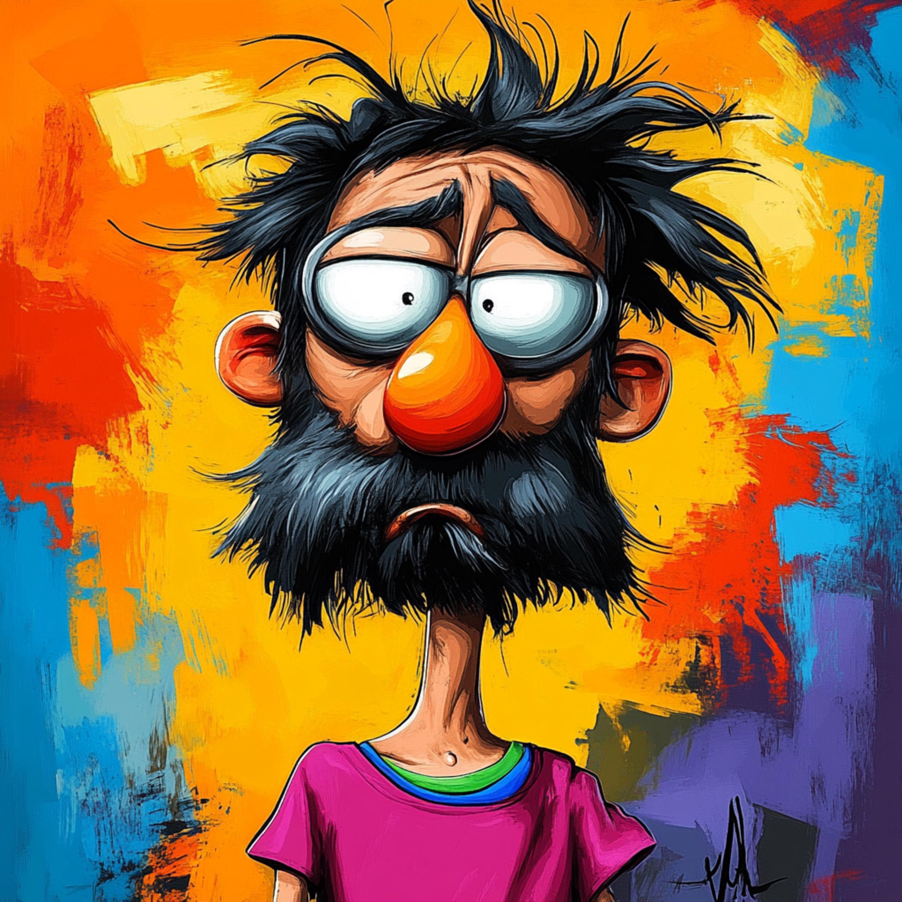 10 Vibrant Cartoon Character Prints, Colorful Poster Art, Kid's Room ...