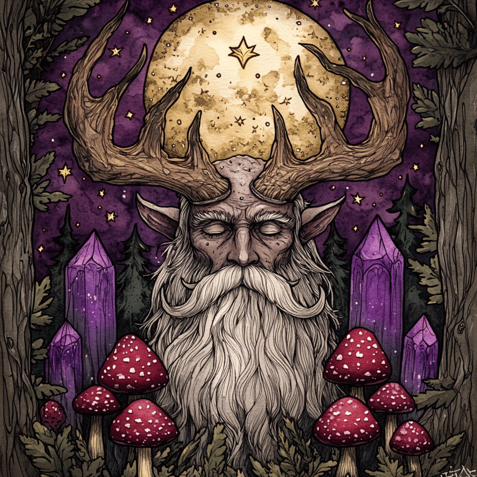 60 Ostara Spring Equinox Digital Images - Mystical Pagan Artwork for ...