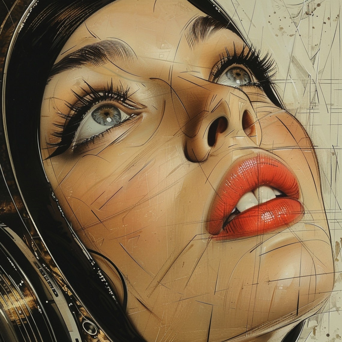 12 Neo Classic Futurism Art, Set of 12 Digital Images, Sci-fi Art ...
