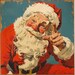 24 Vintage Christmas Santa Digital Download, Retro Santa Claus Images ...