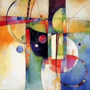 23 Abstract Digital Art Prints for DIY Wall Art, Sublimation, POD, Gift ...