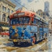 TWENTY Vintage Buses Digital Images, Historical Buses Across the Ages ...