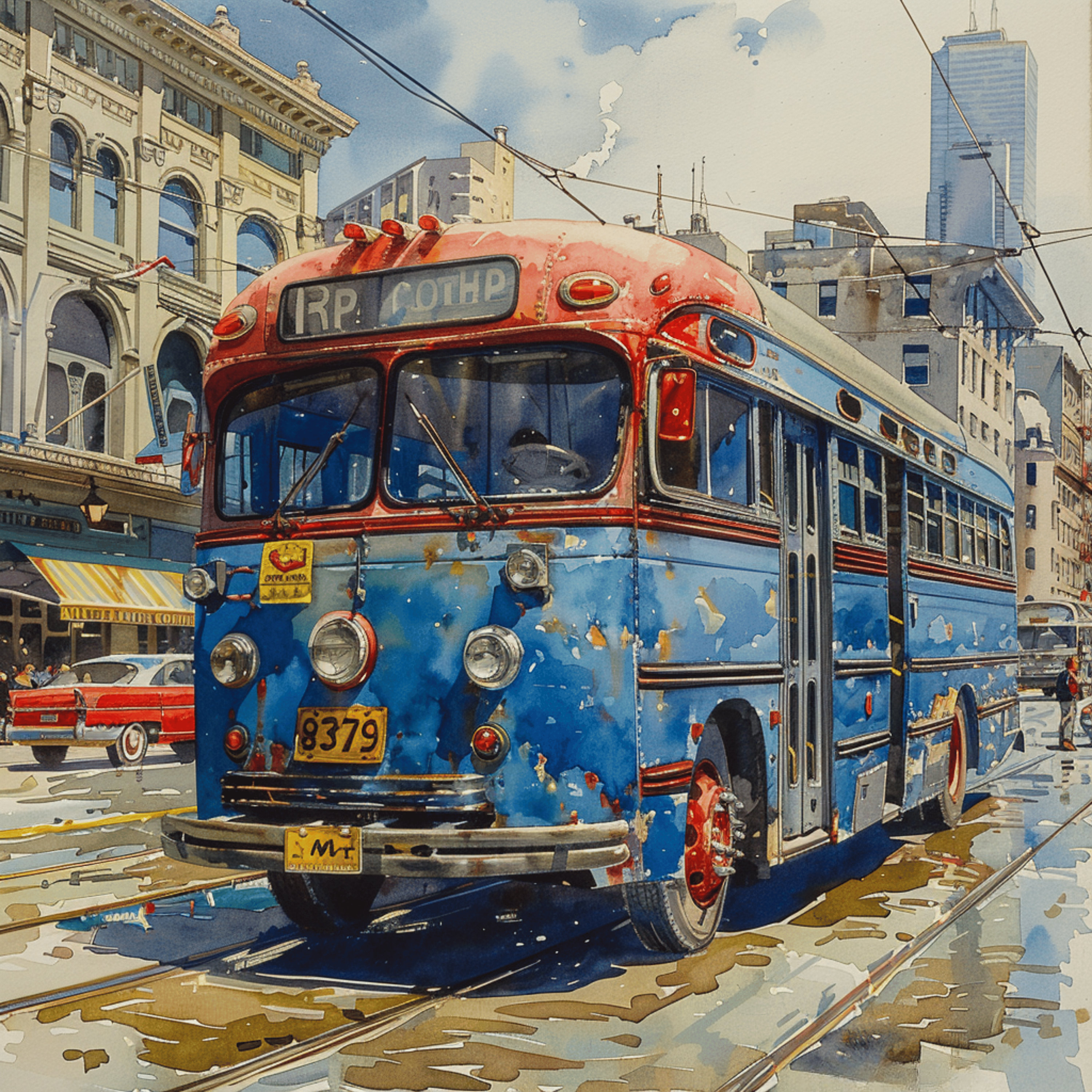 TWENTY Vintage Buses Digital Images, Historical Buses Across the Ages ...