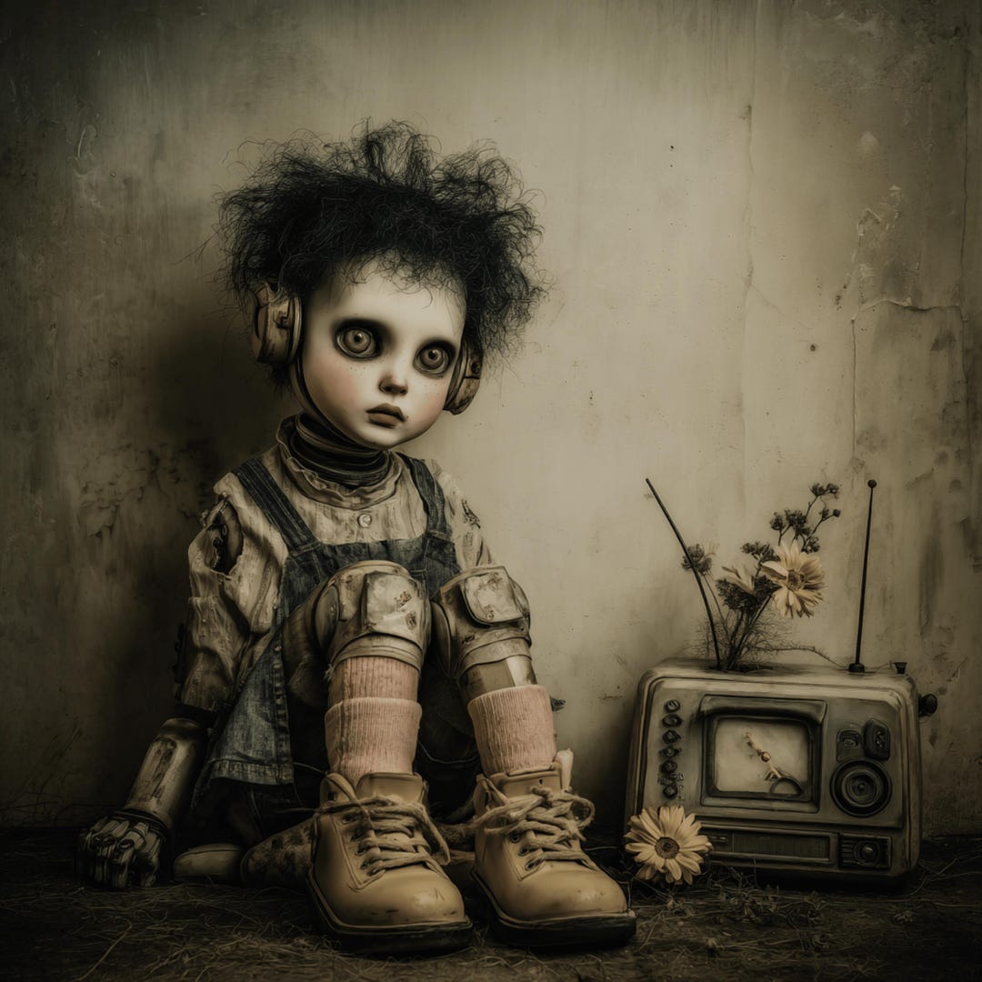 30 Dark Gothic Doll Art Collection Eerie Horror Portraits Creepy ...