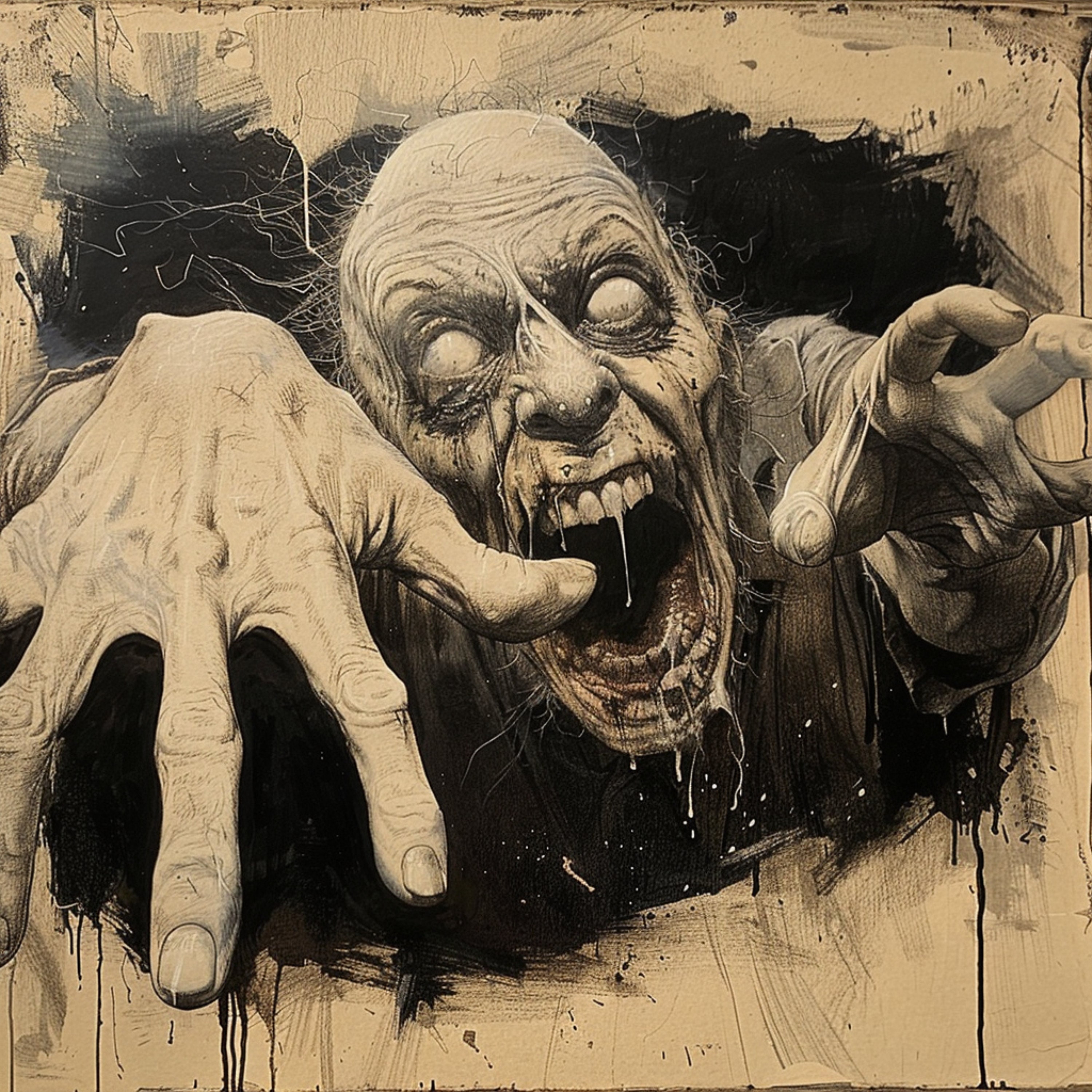 8 Paranormal Halloween Horror Digital Images, 8 Creepy Scary Horror ...
