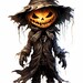 Halloween Scarecrow Digital Download Instant Printable Affordable Wall ...
