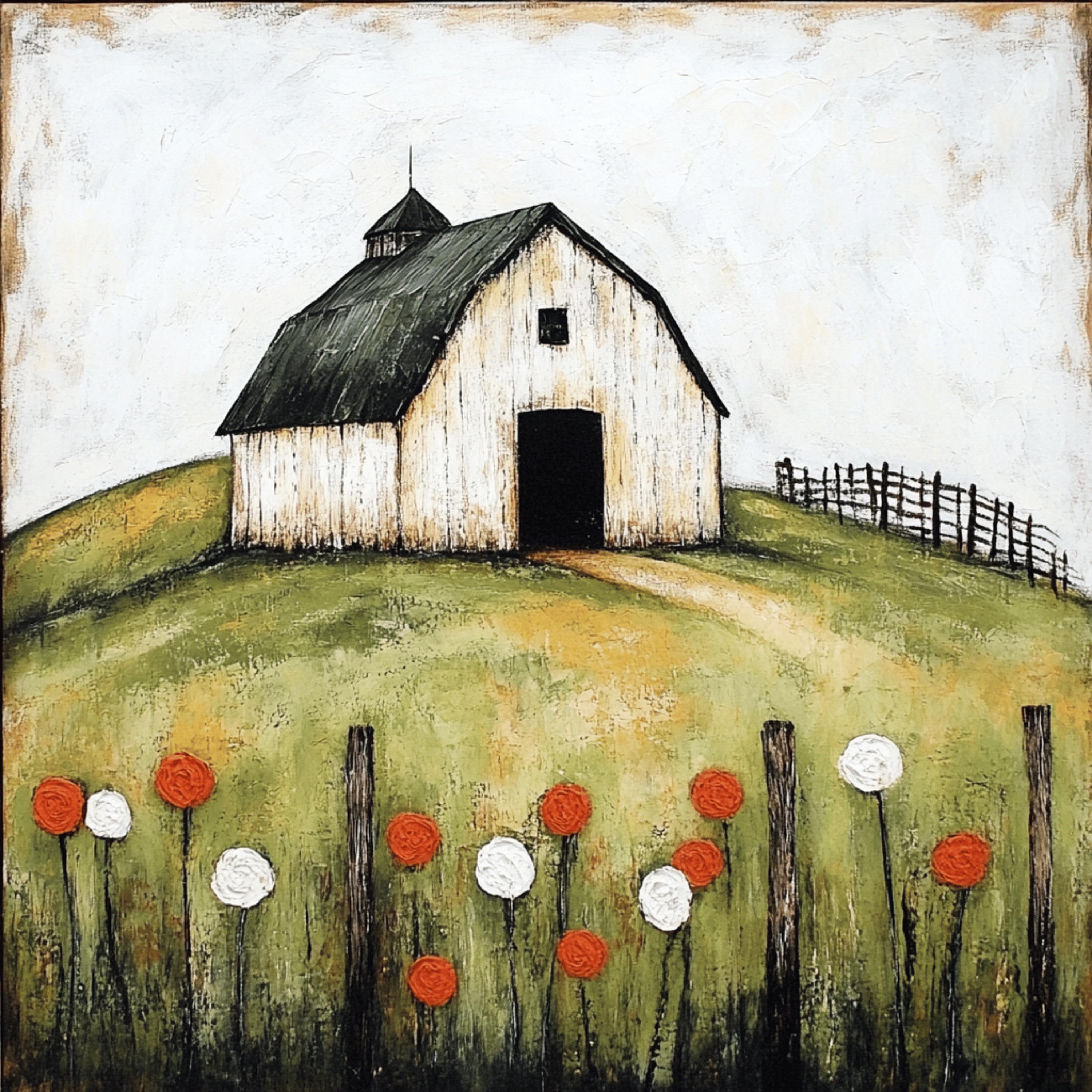 12 Rural Barn Watercolor Digital Download, 12 Digital Images, Large ...