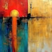 7 Bold Abstract Artwork Images, Digital Abstract Art Prints, Large Art ...