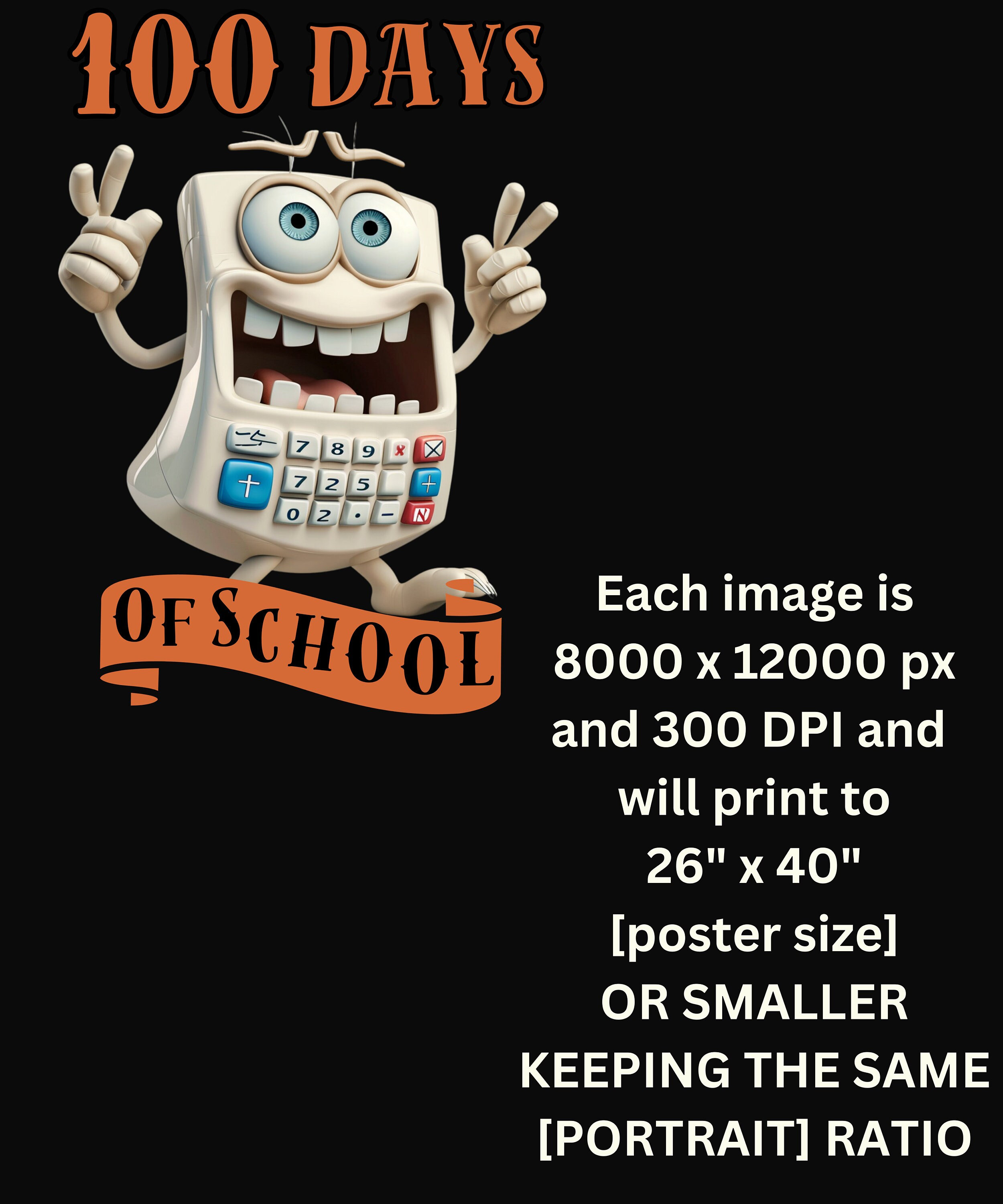 TEN 100 Days of School Posters Cartoon Owl Elephant Lion Hippo Dinosaur ...