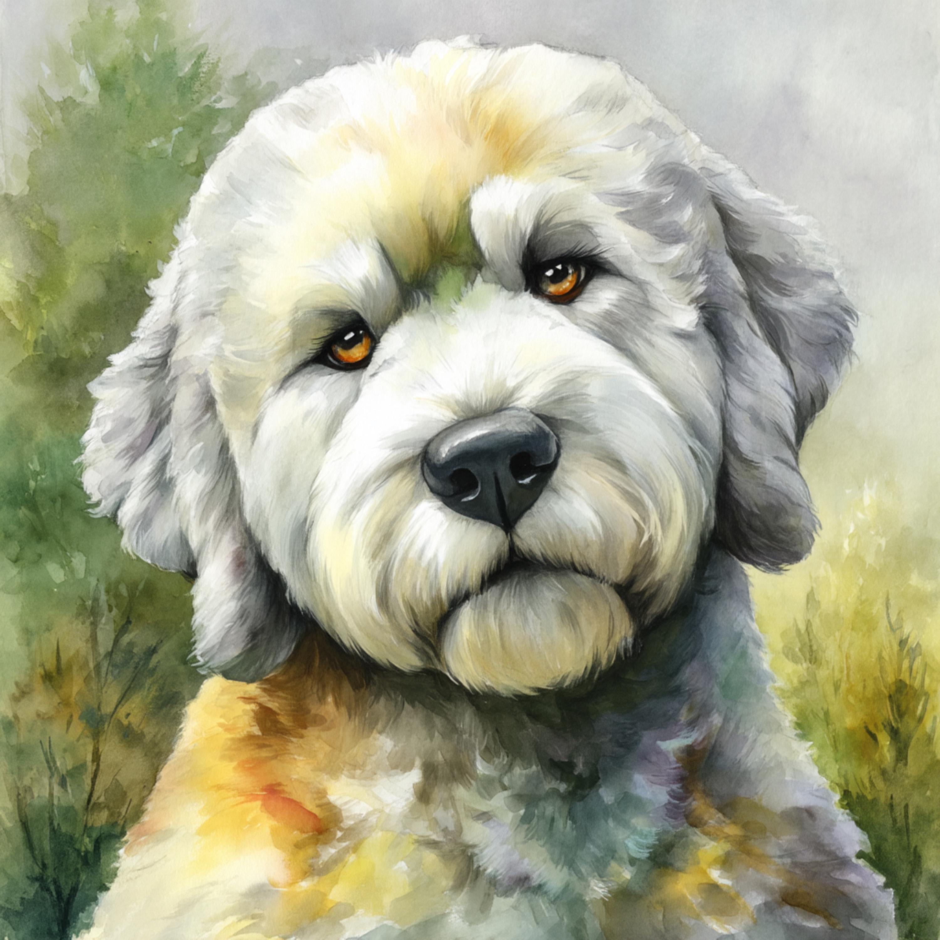 30 Watercolor Dog Portraits Bundle PNG | St Bernard Schnauzer Boxer Lab ...