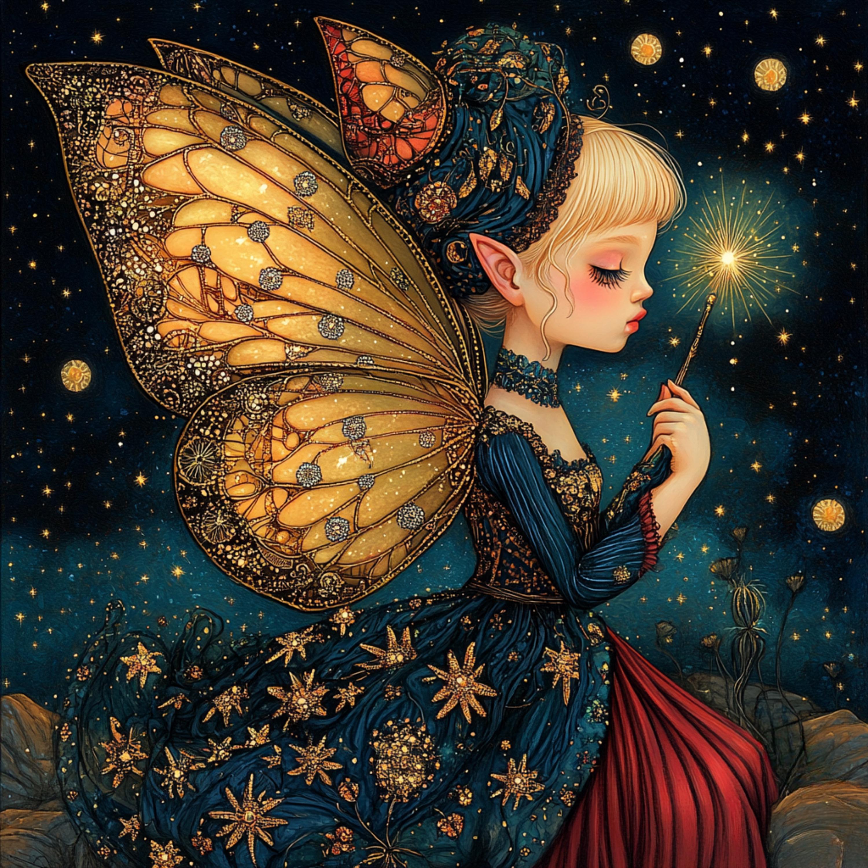 11 Fantasy Fairy Digital Artwork, Large Square Fairies Printable ...