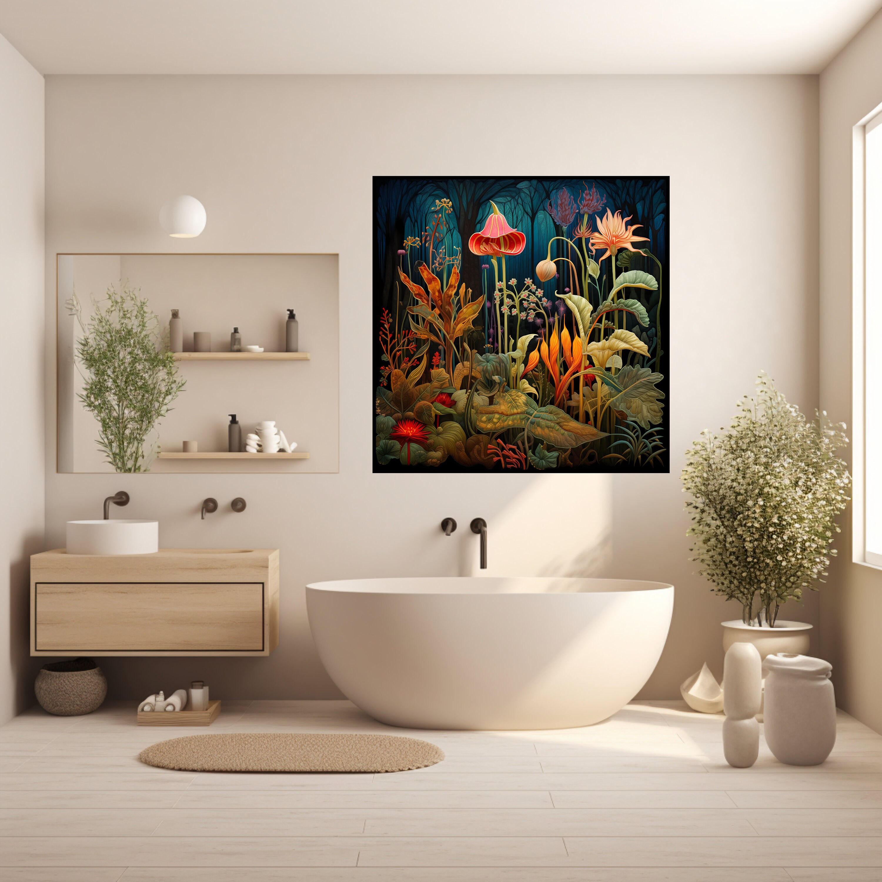 SIX Botanical Wall Decor Instant Digital Download Printable Affordable ...